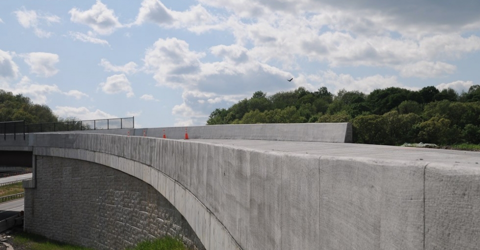 MSE Precast Panel Retaining Wall - Faddis Concrete