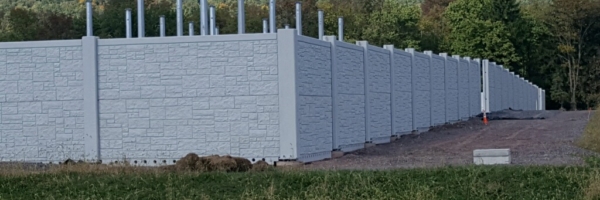 Ballistic Resistant Perimeter Security Fence - Faddis Concrete
