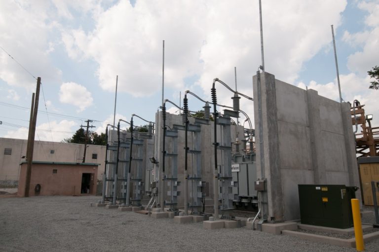Electric Power Substation Fire Walls- Faddis Concrete